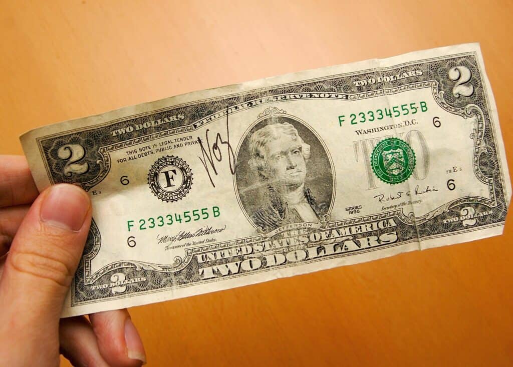 The Story Behind Steve Wozniak 2-Dollar Bill Fascination - Chronicle ...