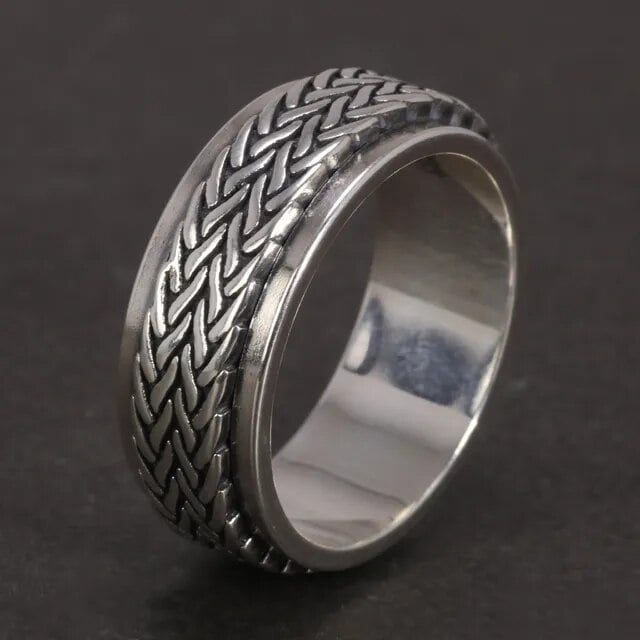 Vintage Style Sterling Silver Spinner Rings - Chronicle Collectibles